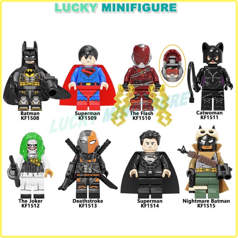 Marvel Parallel Universe Superhero Batman Gotham Clown Building Blocks ...