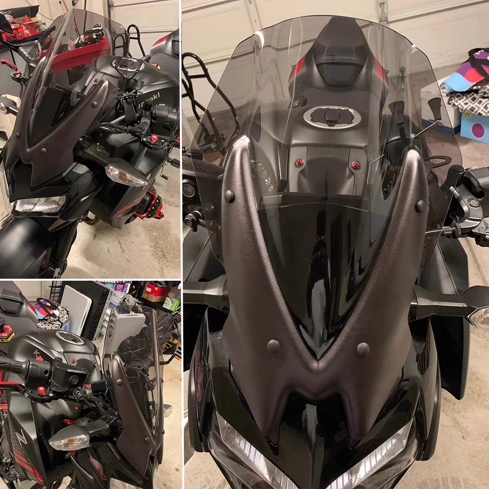 Motorcycle Front Screen Wind Shield Accessories For Kawasaki Z 900 2020 ...