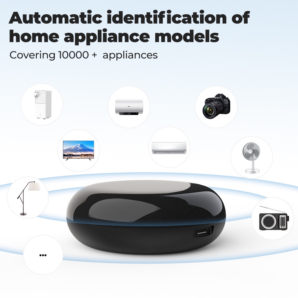 SMATRUL Smart IR Remote Control WiFi IR Blaster Controller Universal ...