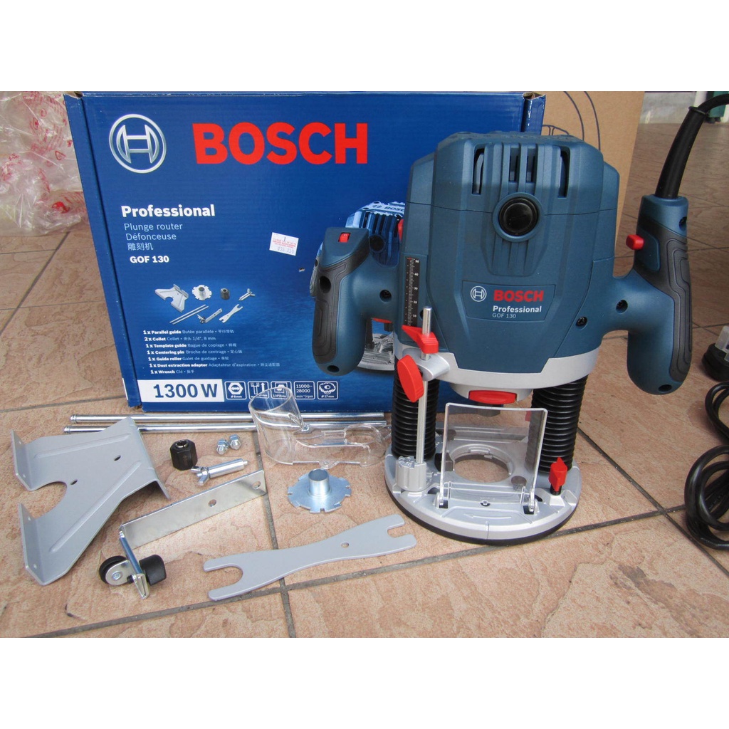 Bosch GOF 1300W 6.0~8.0mm Wood Plunge Router | Shopee Malaysia