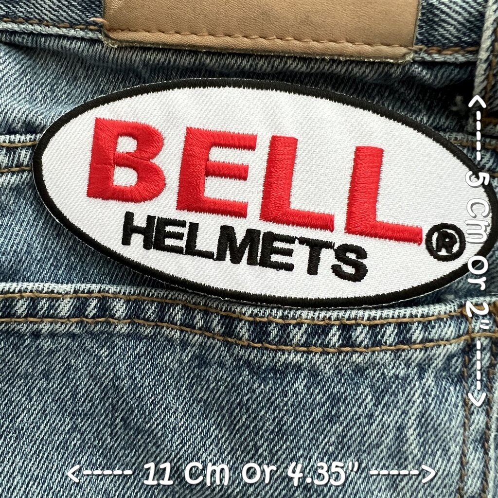 Bell Racing Car Iron-on Patch Ironing Arm Decorative Clothes Hat Bag ...