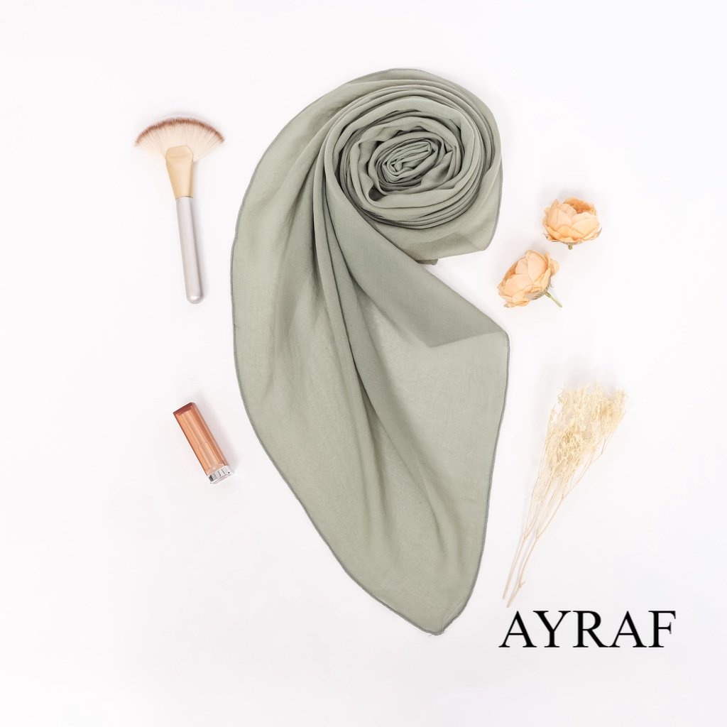 Bella square rectangular hijab size 115x115 full color/bella square ...