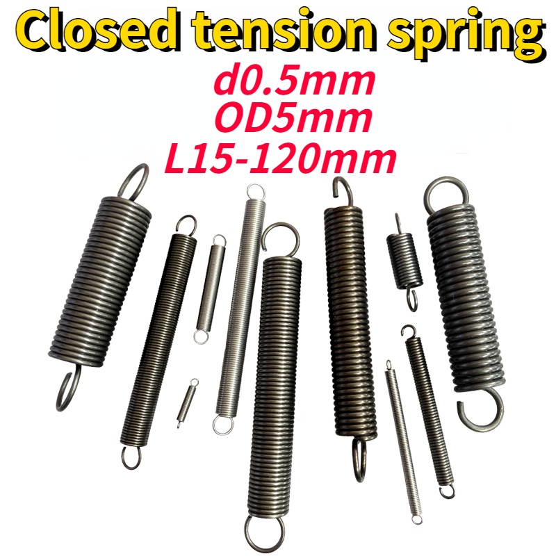 Wire diameter 0.5mm spring steel tension spring tension spring tension ...