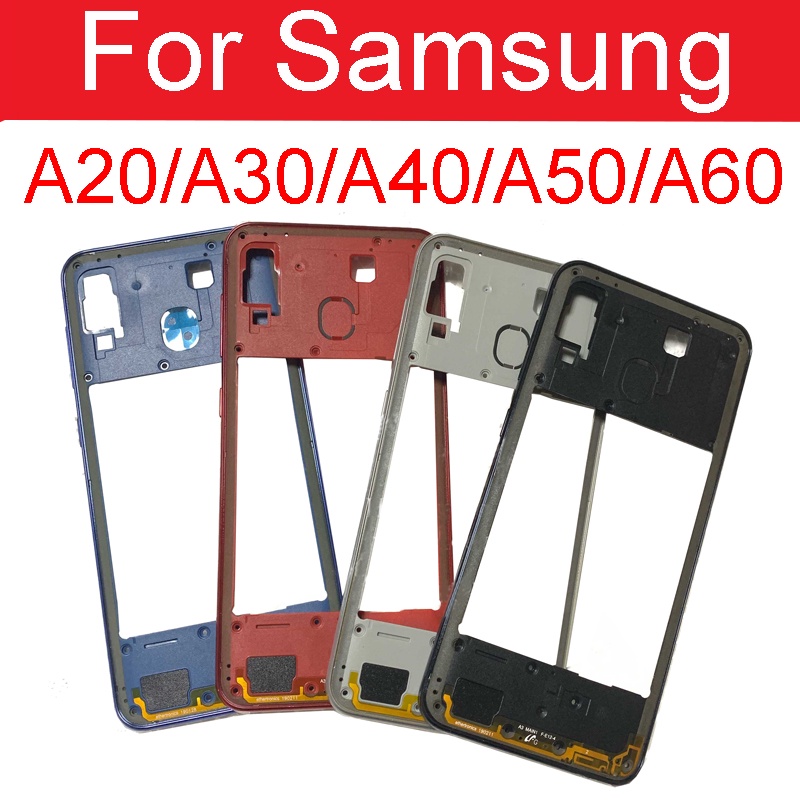 For Samsung Galaxy A20 A30 A40 A50 A60 Middle Frame Housing Case A205 ...