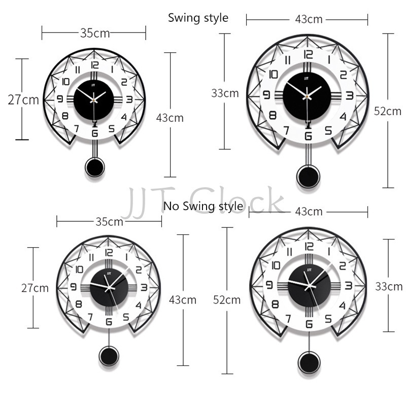 [ Swing Wall Clock ] Wall Clock/Clock Nordic Clock Wall Clock Living ...