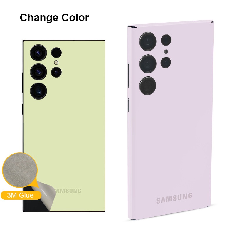 Original Color Skin for Samsung Galaxy S23 Ultra Plus Back Screen ...