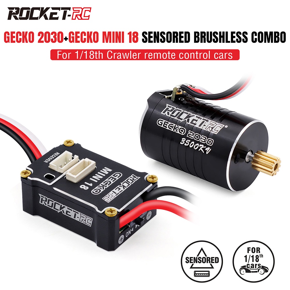 Surpass Hobby Brushless Motor RC Rocket-RC 2030 Sensored Brushless ...