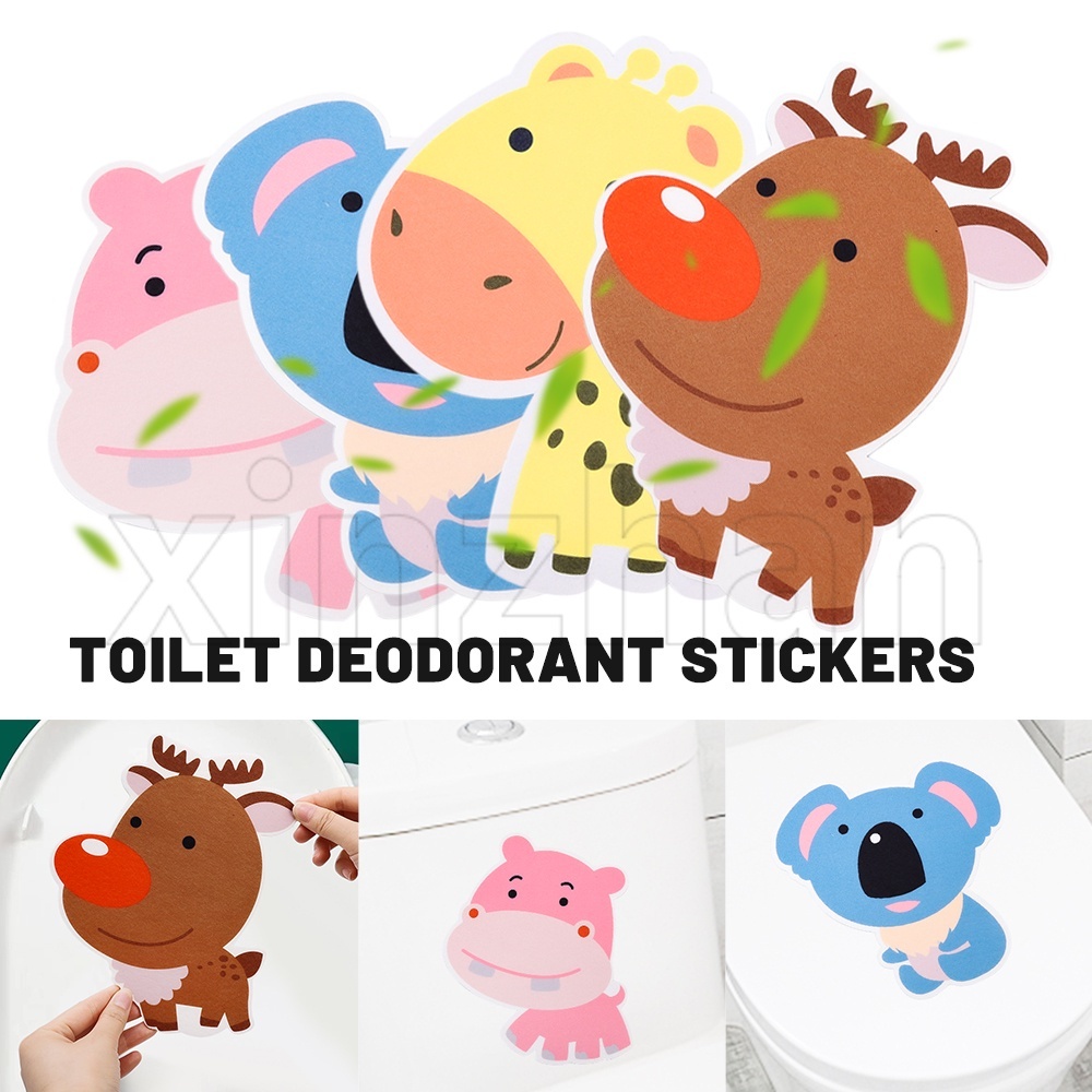 Creative Fragrant Remove Odor Stickers Bathroom Deodorizing Accessories ...