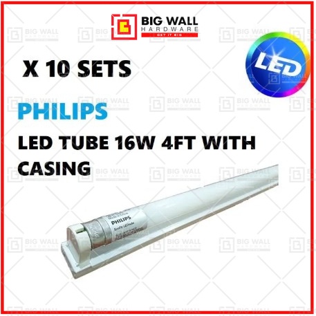 10pcs Philips Ecofit LED Tube 4ft 16W Daylight / Mentol Panjang LED | Shopee Malaysia