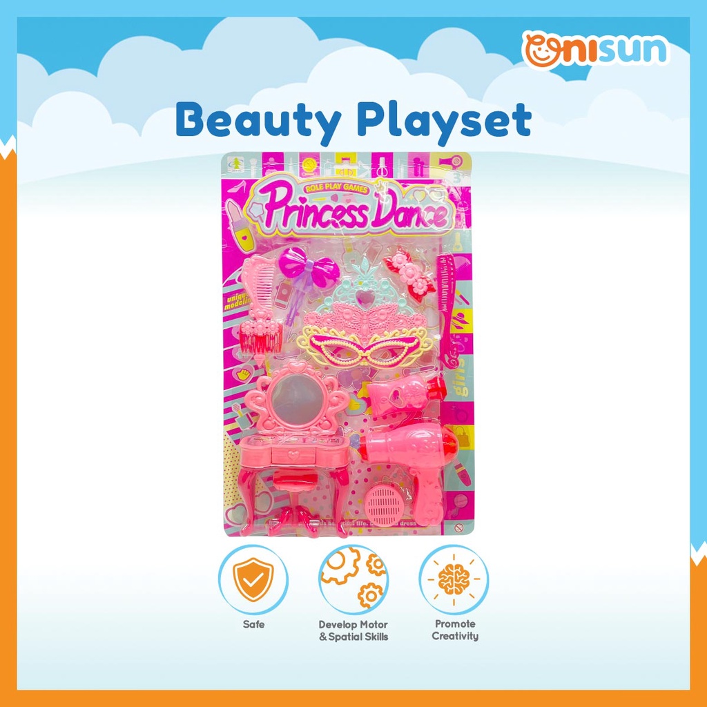 Kids Girl Cute Fun Princess Dance Beauty Set With Multiples Make up ...