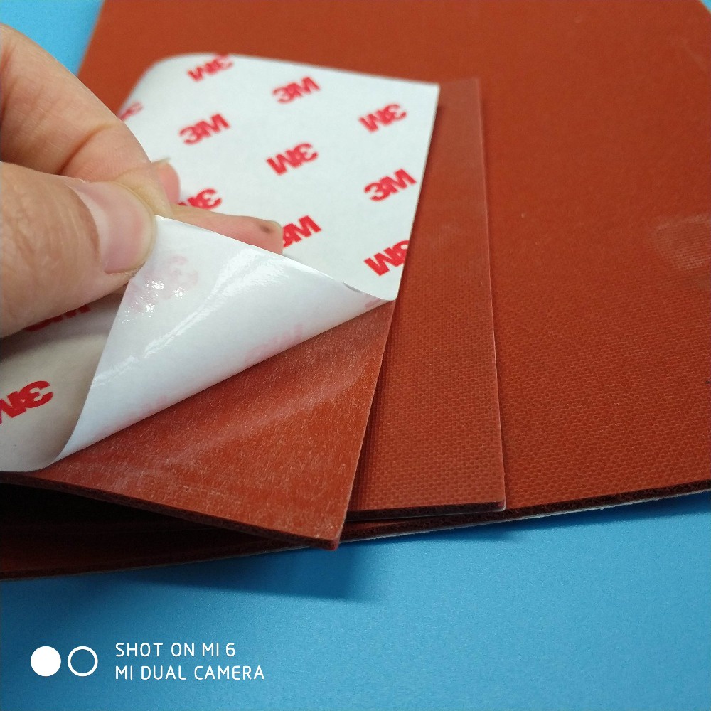 2pcs/lot 2mm Adhesive Silione Foam Rubber Sheet 163x203x2mm, Closed ...