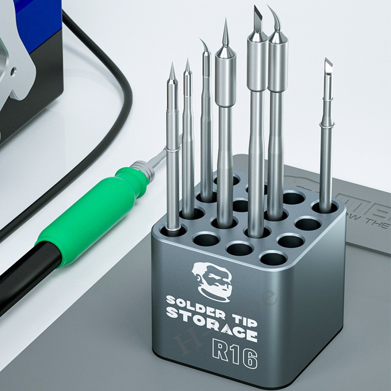 Mechanical R16 Multifunctional Soldering Iron Tips Storage Box For C210 ...