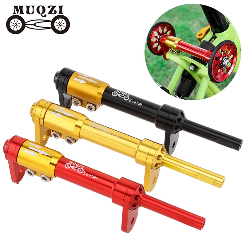 MUQZI Easy Wheels Extension Rod Folding Bike Easywheel Telescopic Lever ...