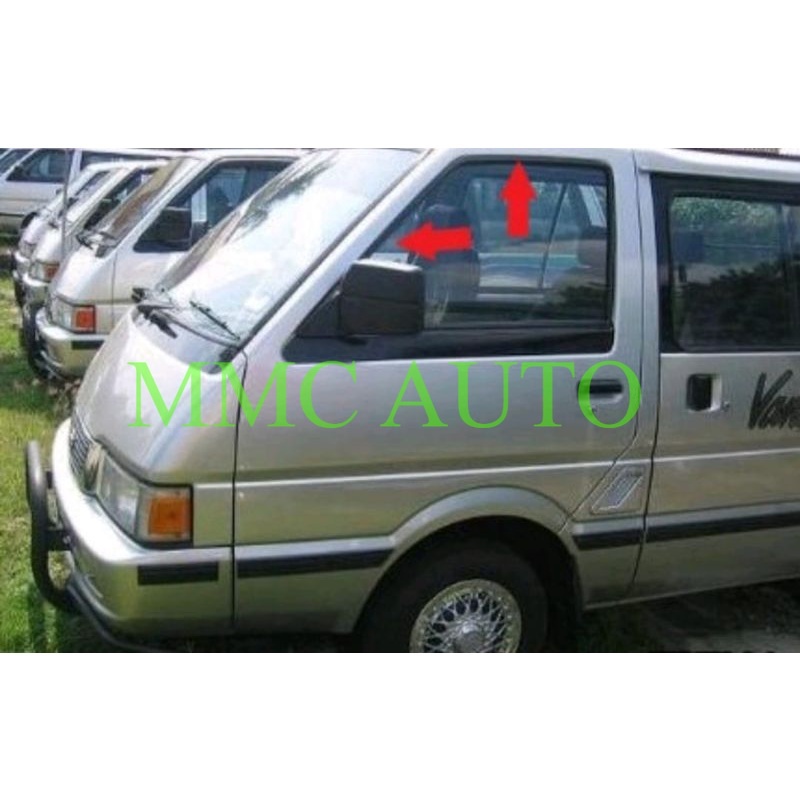 *ORIGINAL NISSAN C22 VANETTE DOOR GLASS RUN CHANNEL RUBBER/ GETAH ...