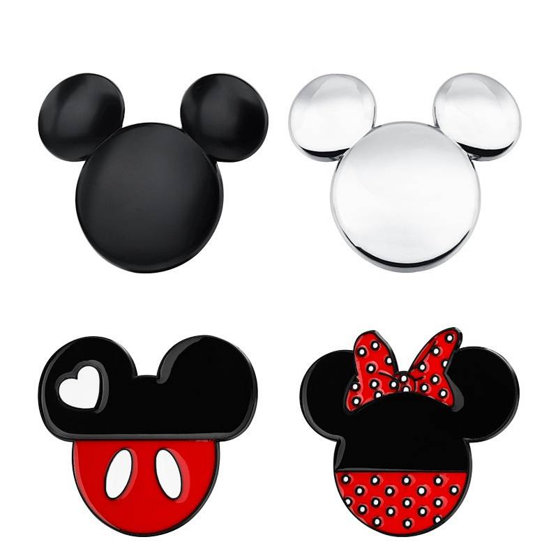 BMW Mini Car Sticker Rear Car Badge 3D Mickey Creative Personalized and ...