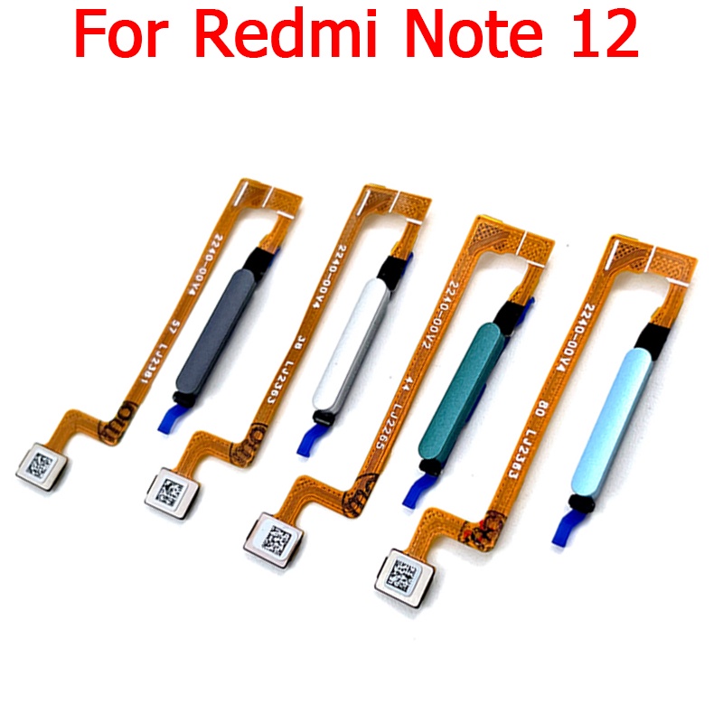 Original For Xiaomi Redmi Note 12 5g Home Button Fingerprint Sensor ...