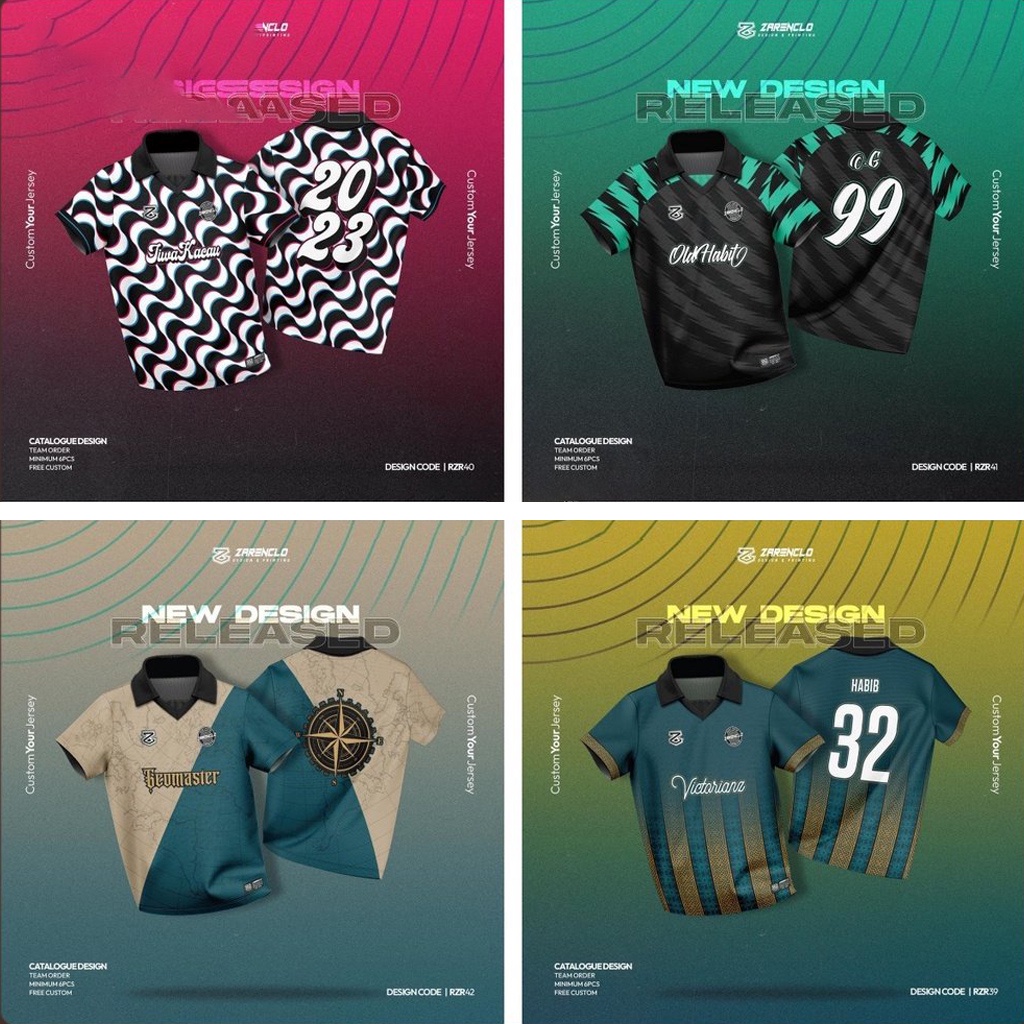 Jersey Viral Ootd 2023 Tiktok Murah Berkolar Jersey 2023 Jersey Select ...