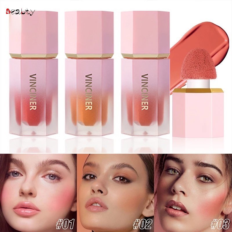 High-end Cheek Rouge 8 Colors Silky Smooth Brighten Skin Multi-use ...