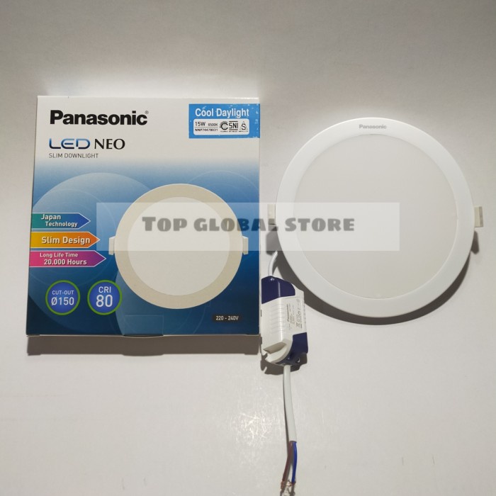 PUTIH Led Panel Light/Slim Downlight LED NEO 15W (White) | Shopee Malaysia