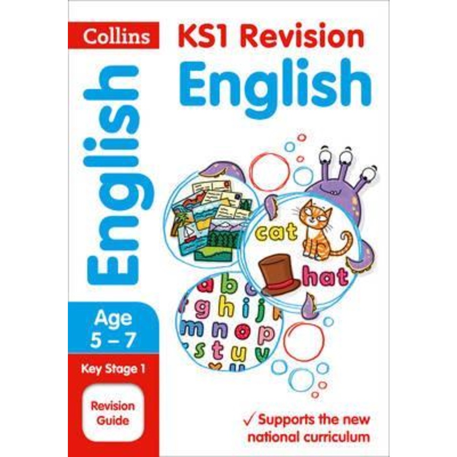 [100% Original Books] - KS1 English SATs Study Book : Home Learning and Schoo by Collins KS1 (UK ...