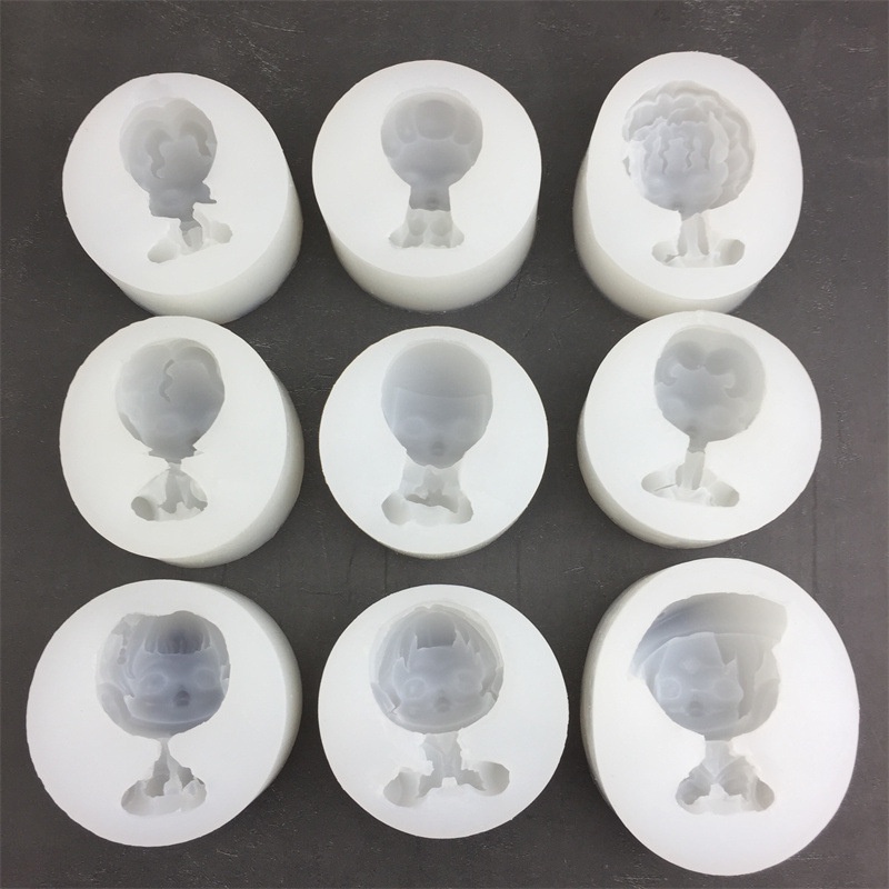 Cartoon Pop Mart Silicone Mold Plaster Doll Mold Epoxy Mold Candle ...