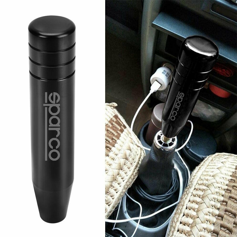 Manual Aluminum Car Gear Knob Long Stick Shifter Shift Lever For ...