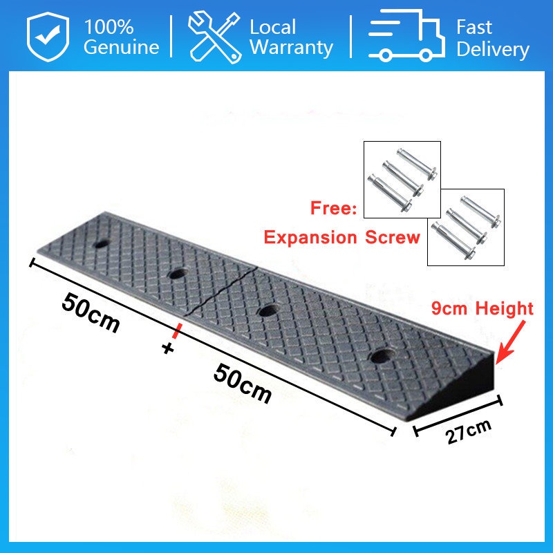 Car Ramp Mat Curb Step Ramp Kereta Motorcycle Wheelchair Heavy Duty ...