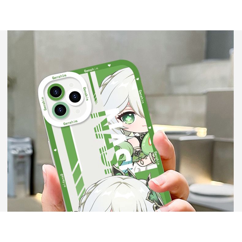 Genshin impact Transparency phone case Scaramouche Nahida Zhongli HHVO ...