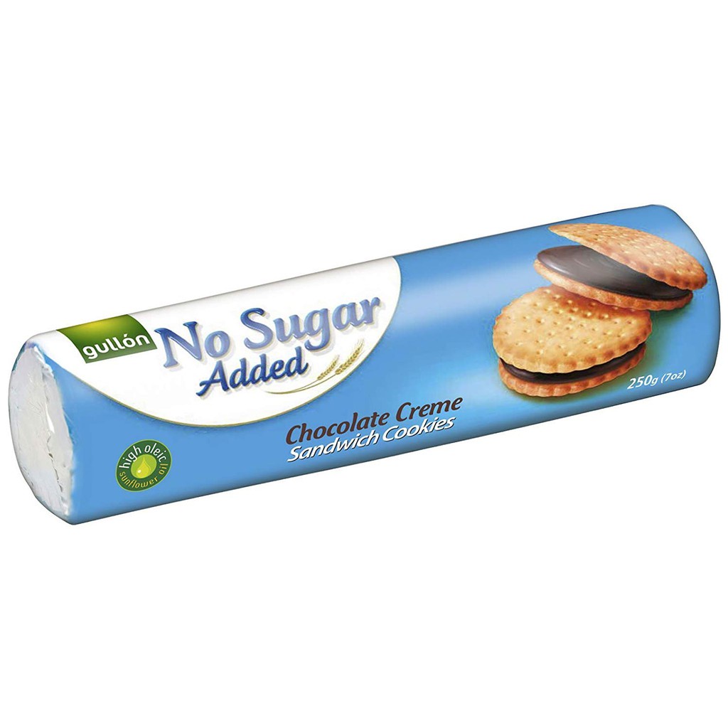 Gullon No Sugar Added Chocolate Cream Biscuit 250g Shopee Malaysia