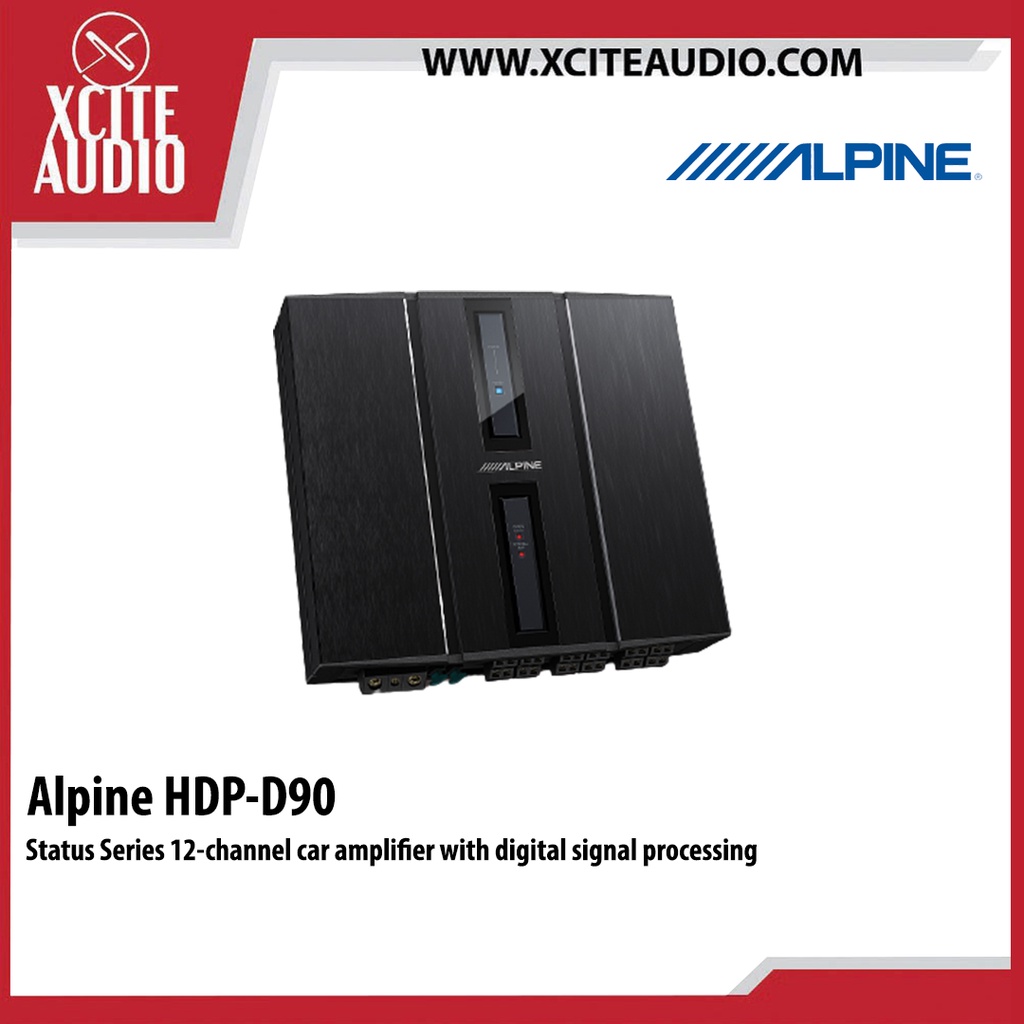 Alpine HDP-D90 HI-RES CAR DSP AMPLIFIER | Shopee Malaysia