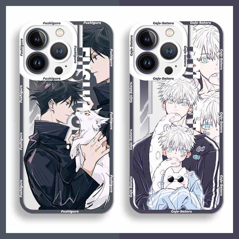 Gojo Satoru Megumi Pattern Soft Phone Casing Compatible for IPhone 14 ...