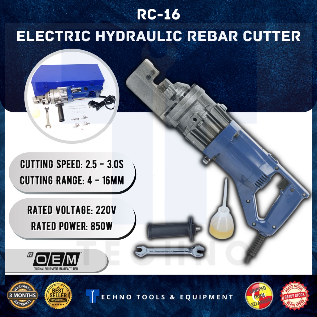 RC-16/RC-20/RC-22 Heavy Duty Electric Hydraulic Steel Bar Cutter | Shopee Malaysia