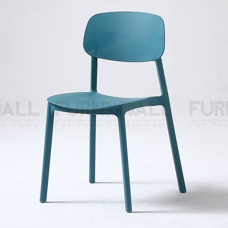 (BIG SIZE) FURNIMALL Nordic Candy Chair Plastic Chair Cafe Chair Dining ...