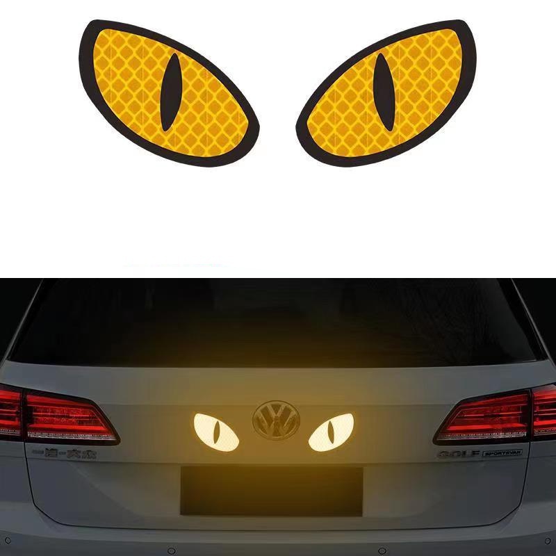 3M Diamond Grade Reflective Sticker Large Eyes Cartoon Reflective ...