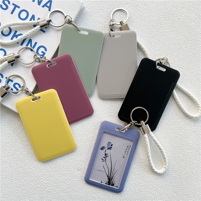 Solid Color Card Holder Student Case 15 Colors To Choose | Shopee Malaysia