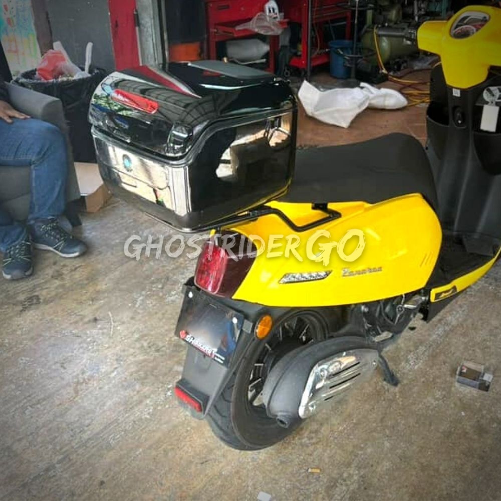 Benelli Panarea 125 Top Box Bracket Solid Steel + Box Waterproof ...