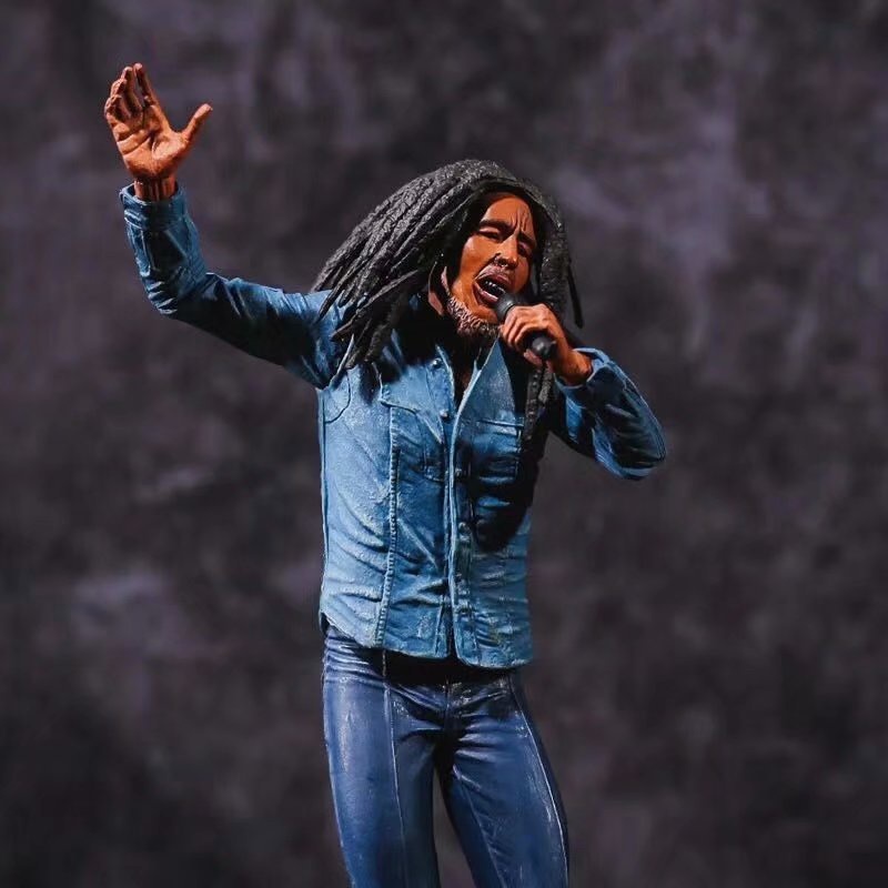 Music Legends Reggae Bob Marley Action Figure Model Collectible Doll ...