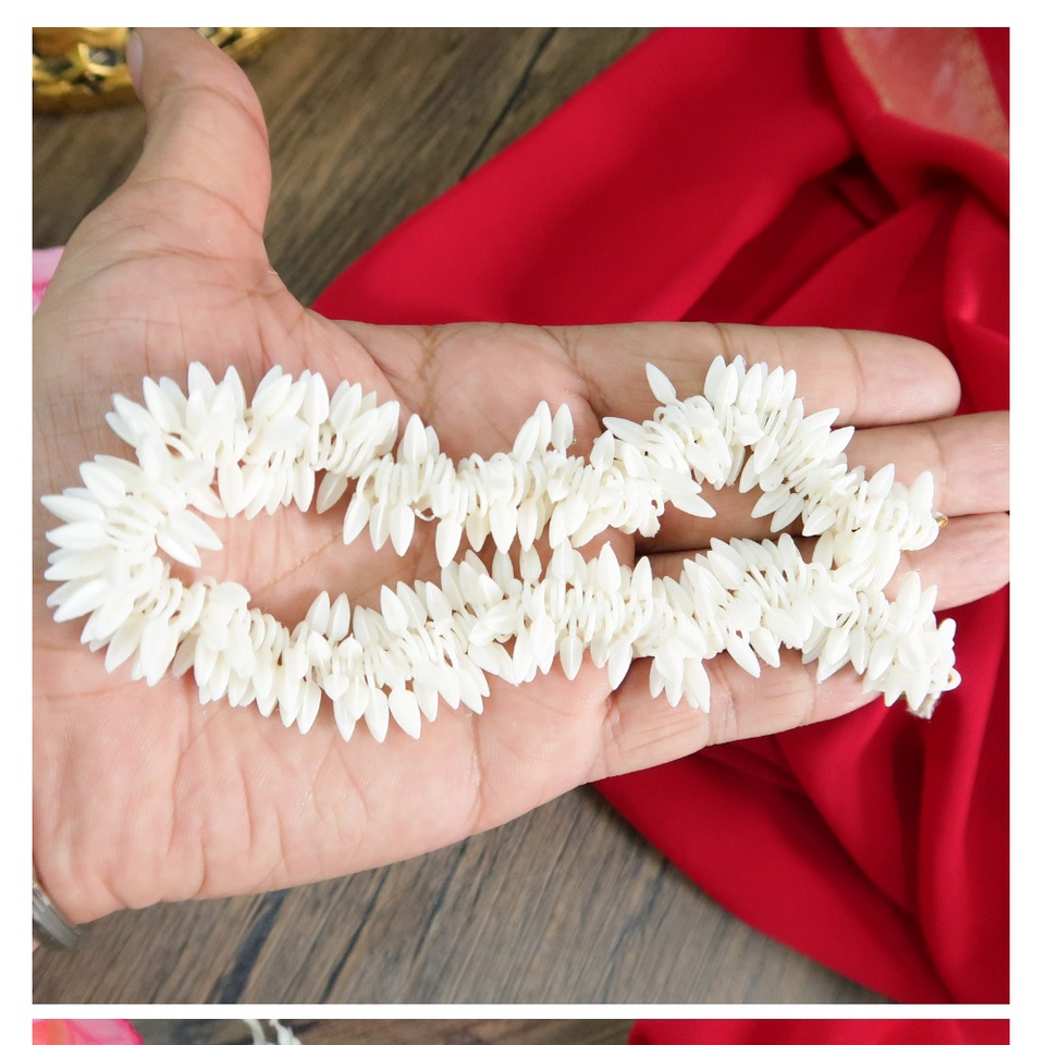 Kondai Malai | Jasmine Scrunchie | Jasmine Hair Bun | Hair Gajra ...