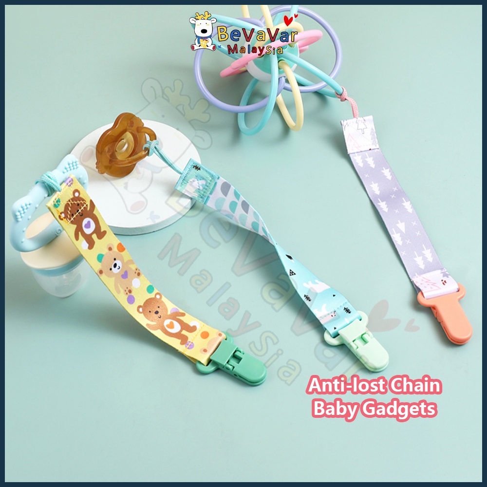 Bevavar Anti Lost Baby Pacifier Chain Newborn Teether Holder Soother ...