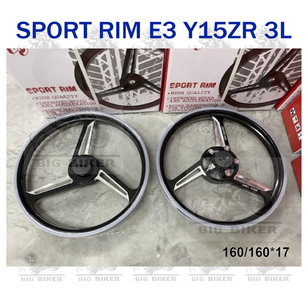BIG BIKER SPORT RIM EXCITER THAI E503 E3 3 BATANG 160/160*17 SOLID ...