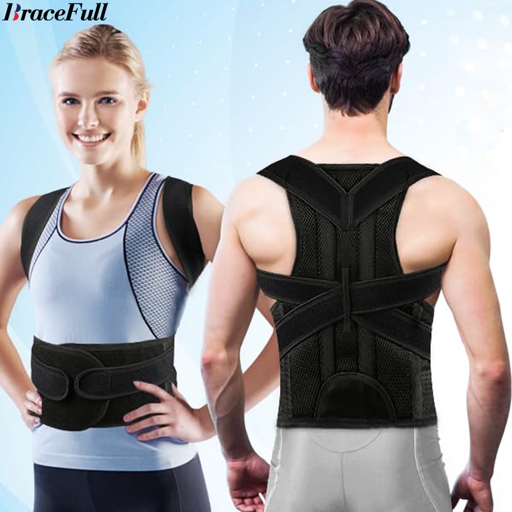 Back Brace Posture Corrector for Men and Women - Adjustable Posture Back Brace for Upper and ...