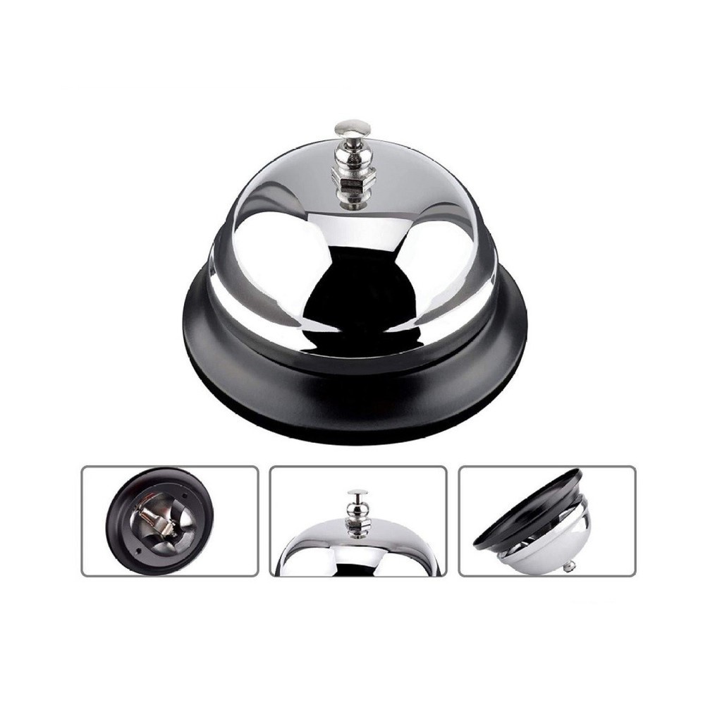 (ANTI RUST) Table Top Bell Counter Top Bell Service Kitchen Reception ...
