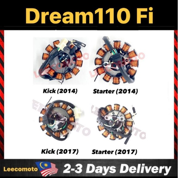 HONDA DREAM110 Fi EX5 Fi DREAM 110 FI FUEL COIL MAGNET COIL 2014 2017 ...