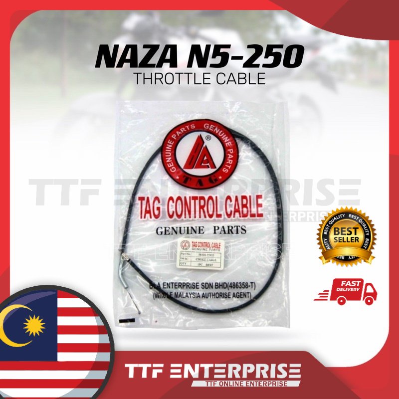 NAZA N5-250 / GD 250N / BLADE 650R THROTTLE CABLE (CONTROL CABLE) TAG ...