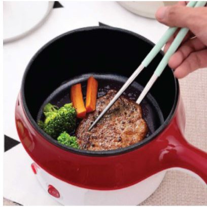 📦HOMI READY STOCK📦3Pin Plug Lopol Mini Rice Cooker Non stick Frying Pan ...