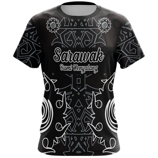 Baju Gawai 2023 OHHA Borneo Style Sublimation Unisex T-shirt BS22 Pre ...