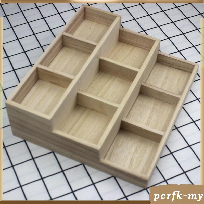 [PerfkMY] Wooden Makeup Organizer Organization Multifunctional with ...