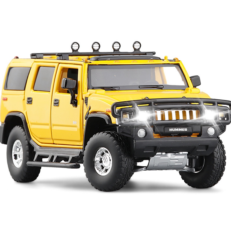 1:32 Scale JACKIEKIM Diecast Toy Model Hummer 2008 H2 SUV Off Road Car ...