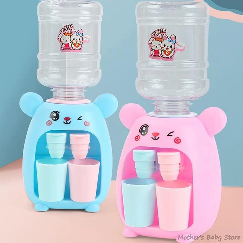 READY STOCK Mini Cartoon Water Dispenser Kids Children Pretend Play Toy ...