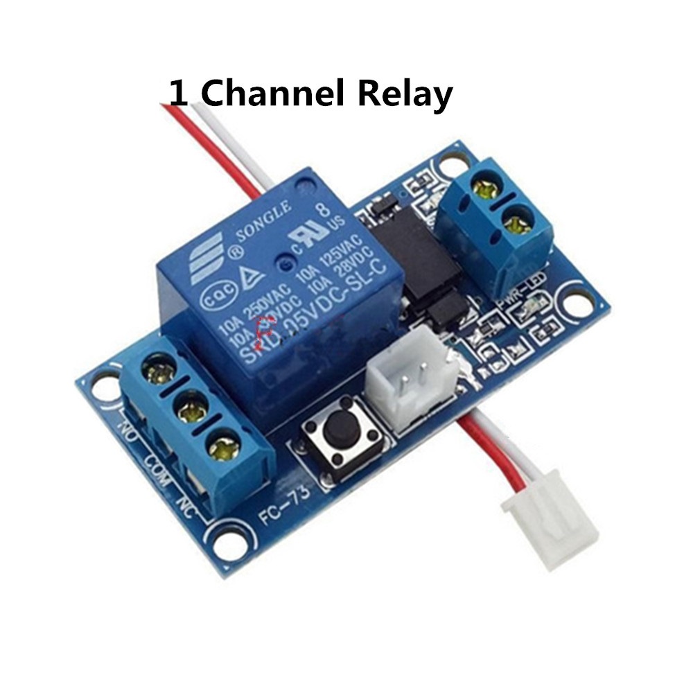 DIYMORE 1 Channel DC 5V/12V/24V Latching Relay Module With Touch Bistable Switch MCU | Shopee ...